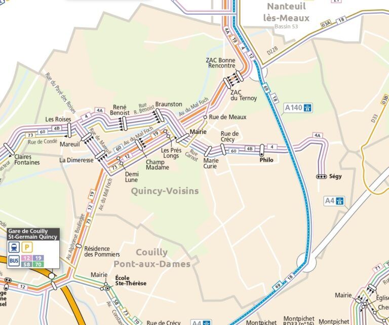 Transports en commun - Mairie de Quincy-Voisins (77)